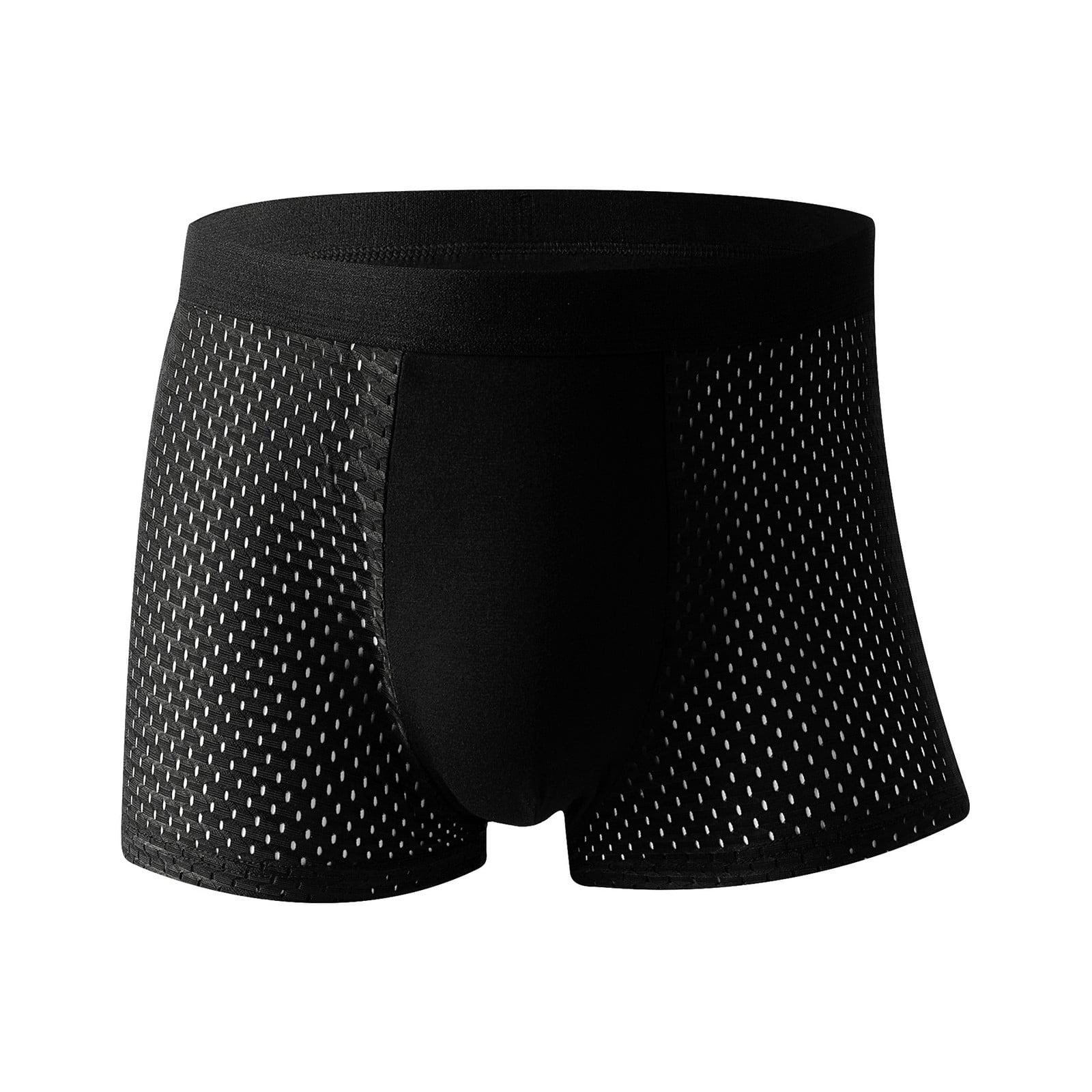 B91xZ Men's Classic Fit Cotton Boxers Pouch Ultra Soft Short Legs ...