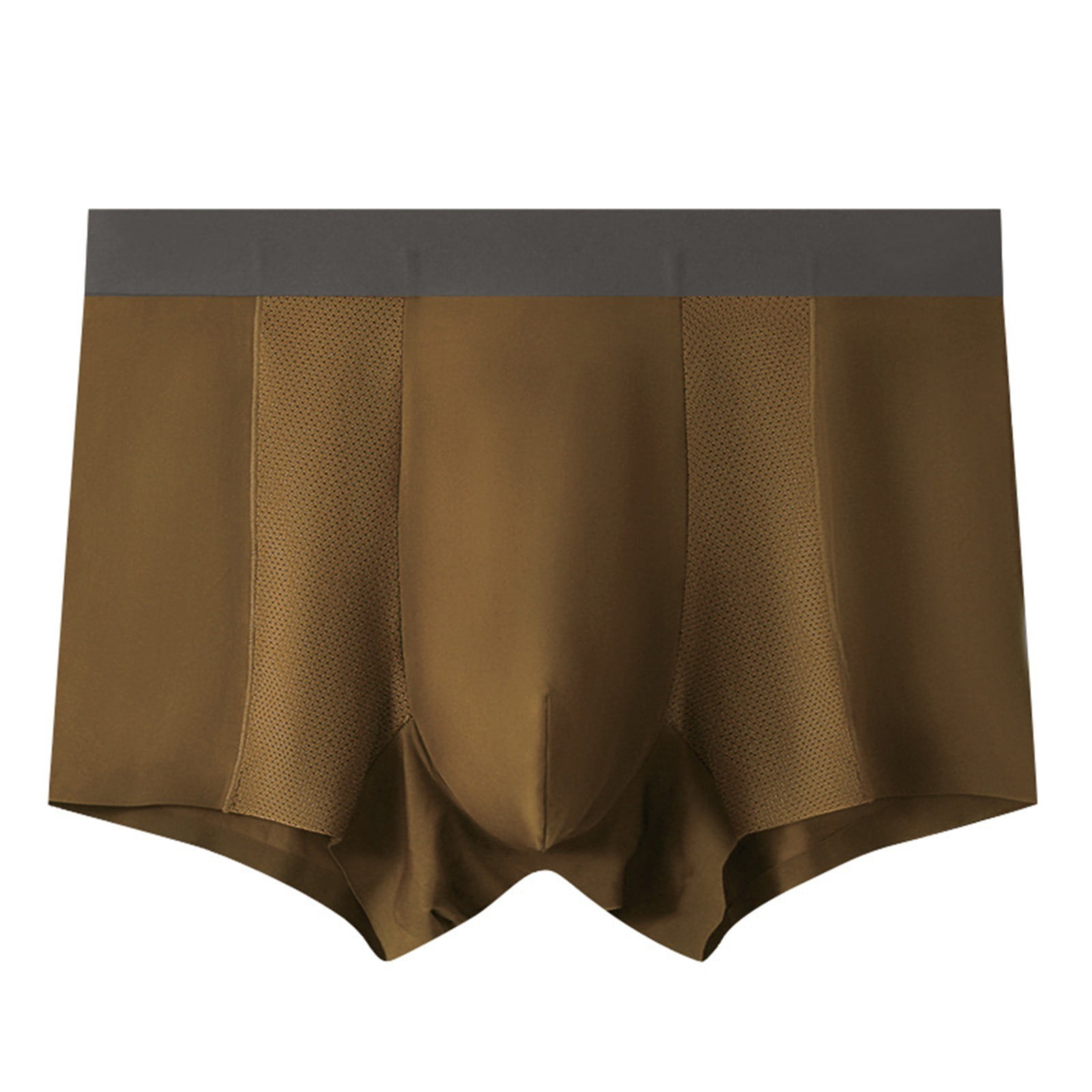 B91xZ Men’s Comfy Trunk Boxer Briefs Low Rise Boxers Ice Thread ...