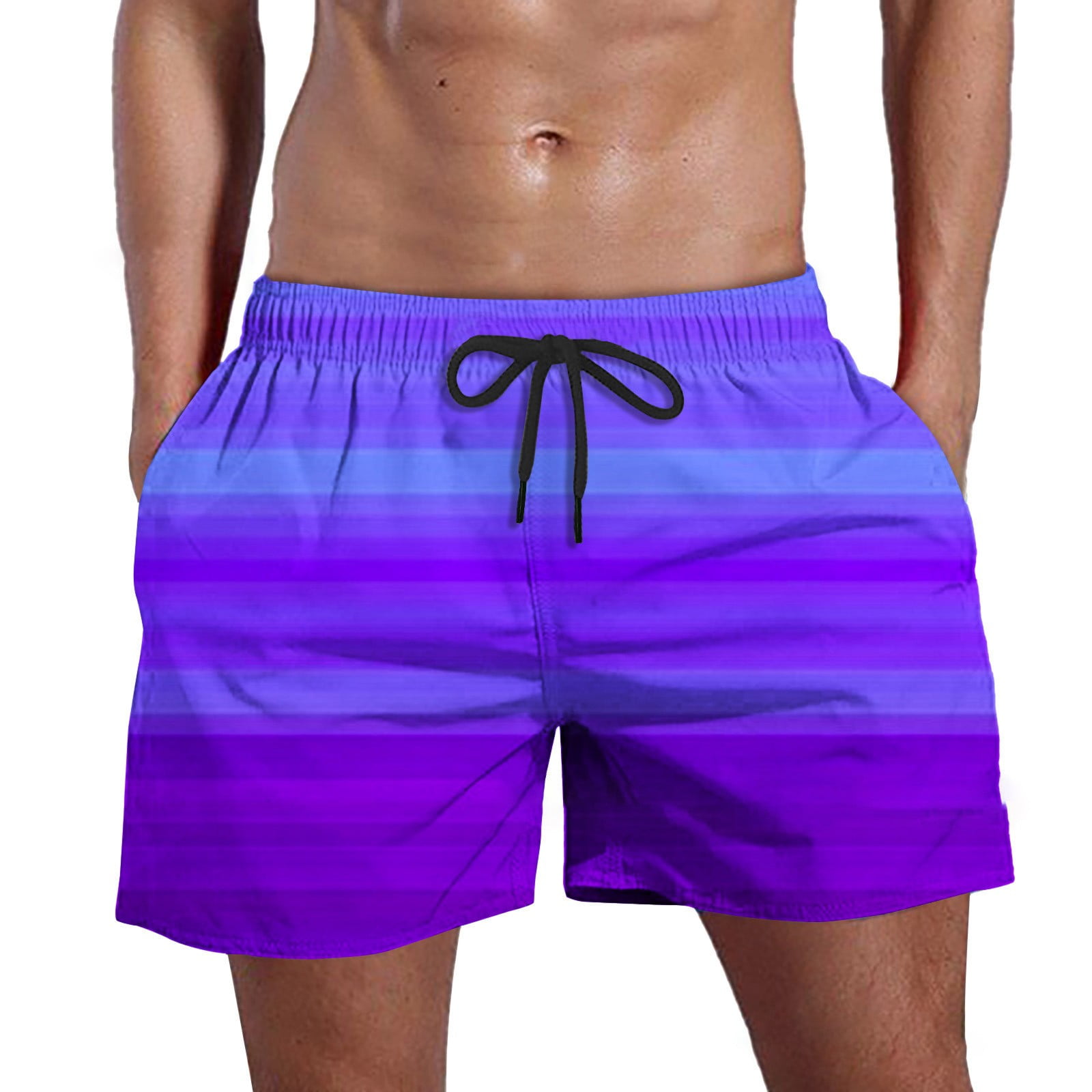 B91xZ Men’s Swim Boardshorts with Stretch Bathing Suit Swimming Trunks ...