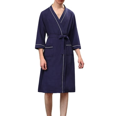 Hanes Men's Waffle Knit Robe - Walmart.com