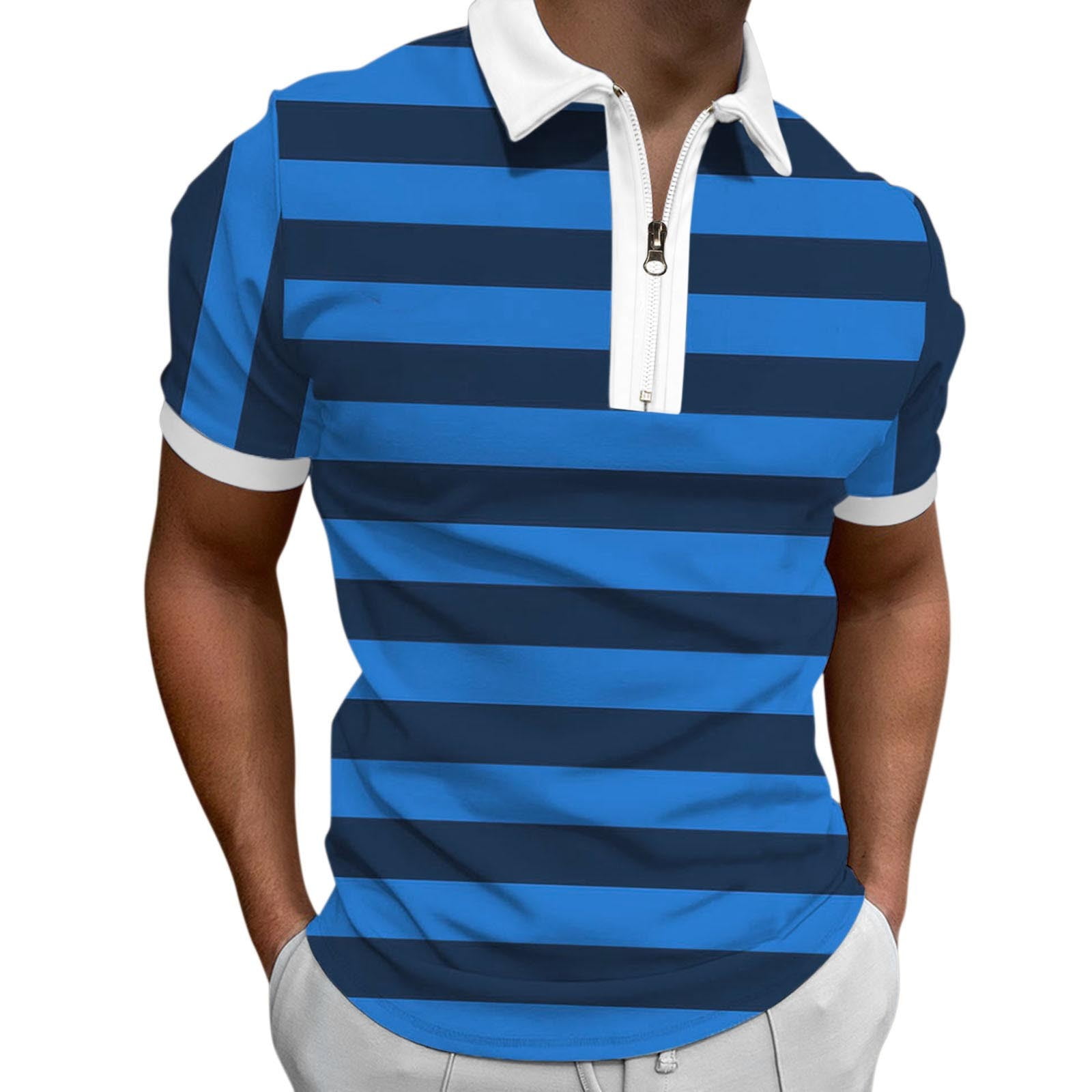 B91xz Mens Casual Button Down Shirts Short Sleeve Shirt Summer Button