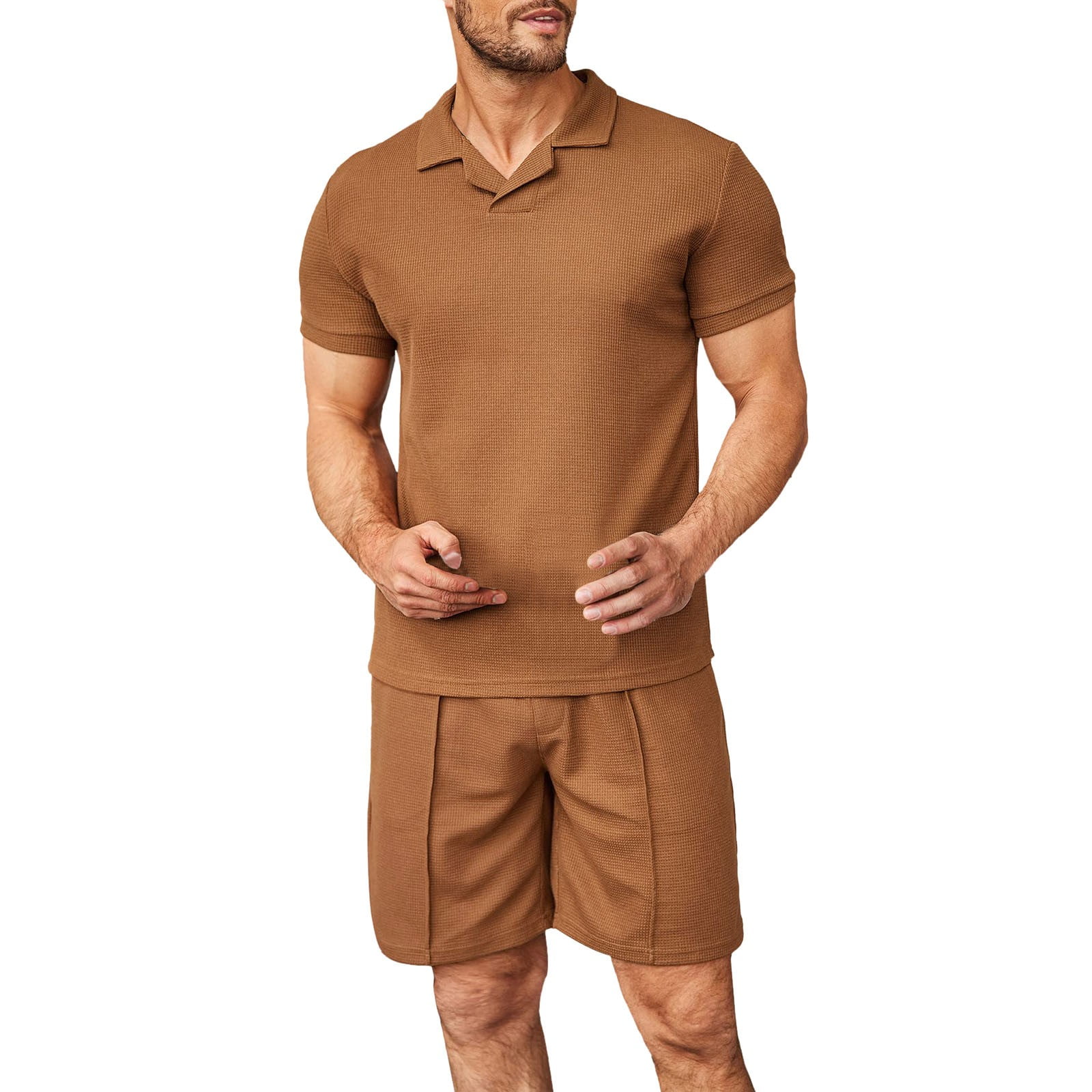 B91xZ Mens Jogging Suits Short Set Outfits Gym Active Athletic ...