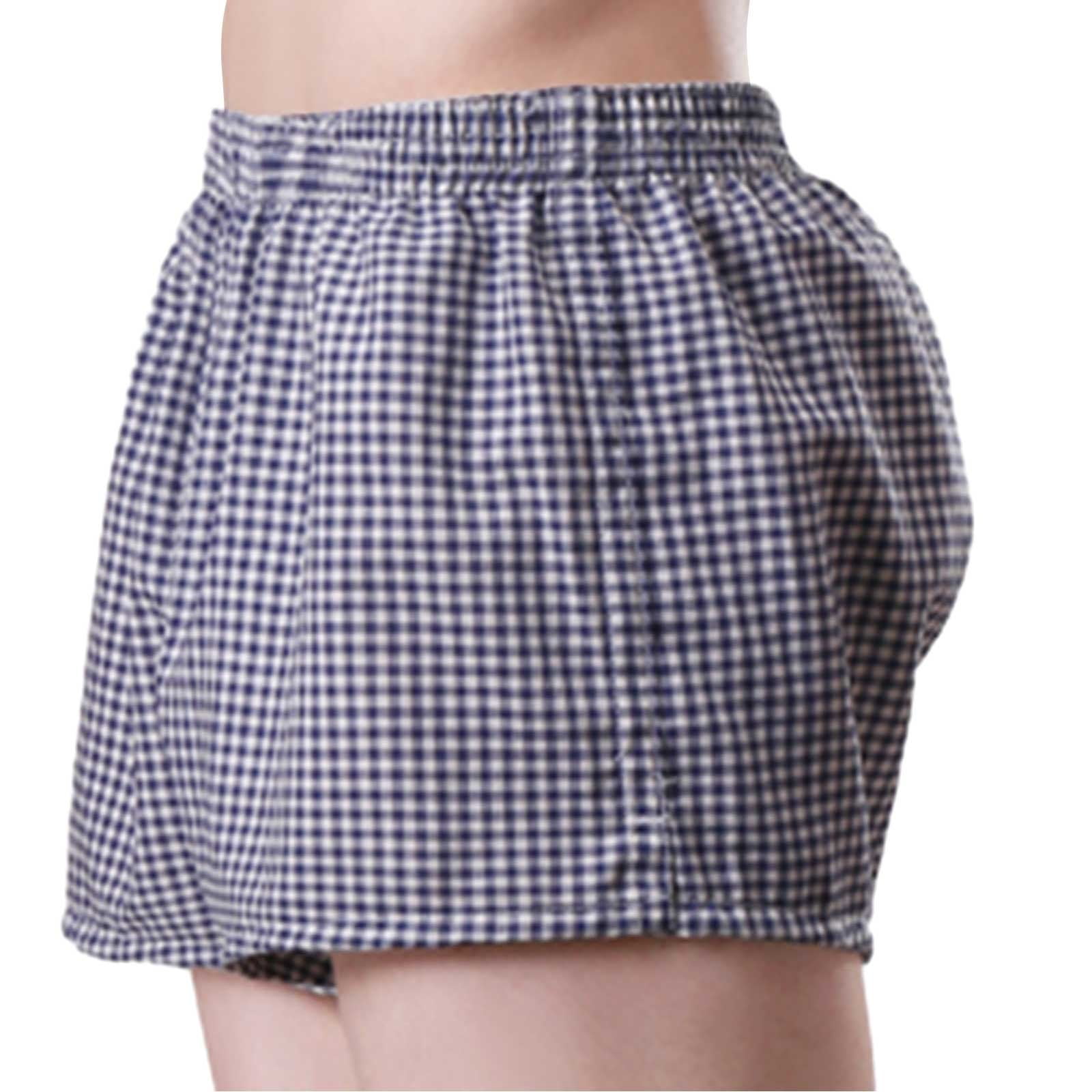 B91xZ Mens Underwear Boxer Briefs Regular Fit Lightweight Cotton Boxers ...