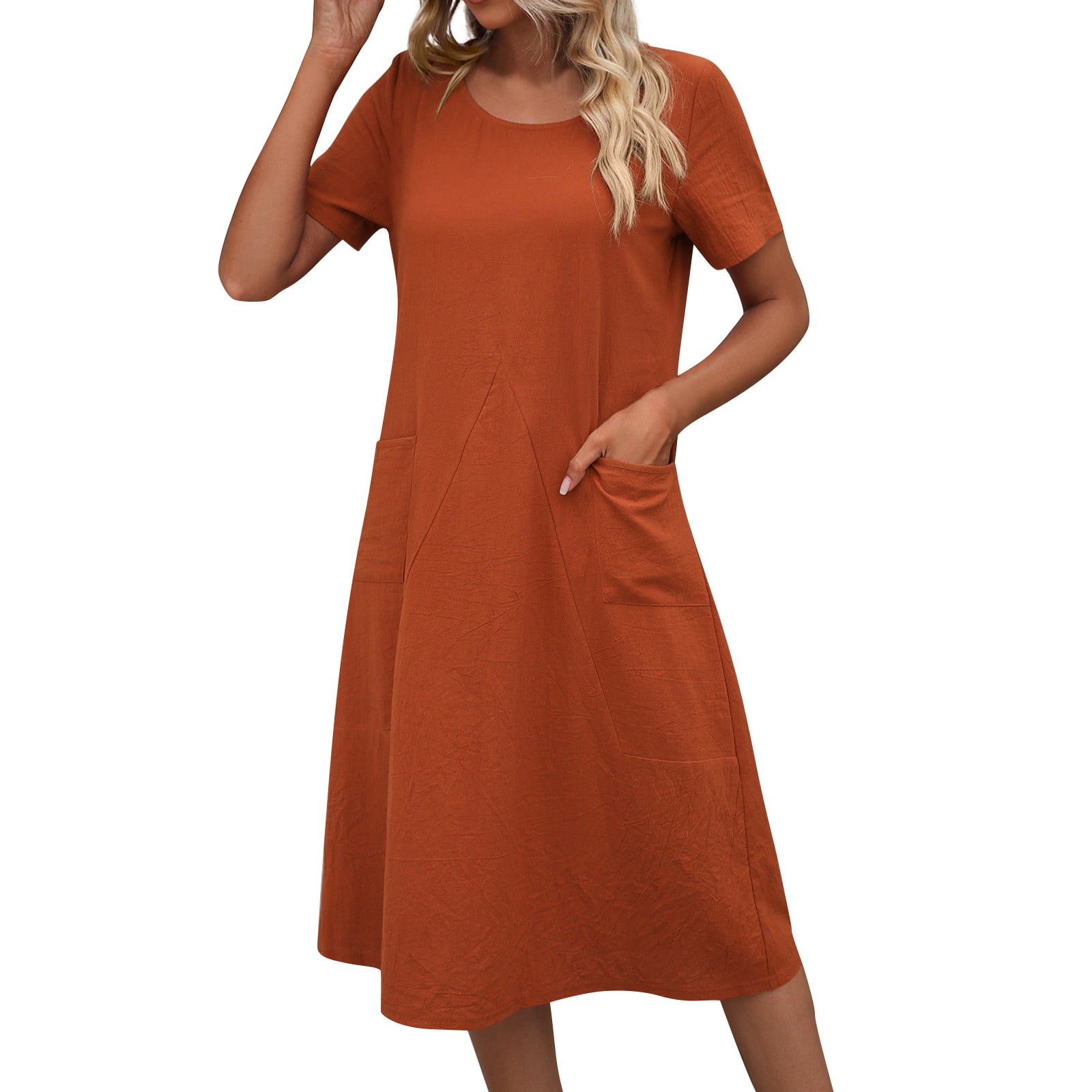B91xZ Plus Size Dresses for Curvy Women Female Deep V-Neck Short Sleeve ... B91xZ Plus Size Dresses for Curvy Women Female Deep V-Neck Short Sleeve ...