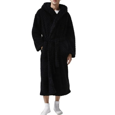 PAVILIA Mens Soft Robe, Plush Fluffy Fleece Bathrobe for Men, Long ...