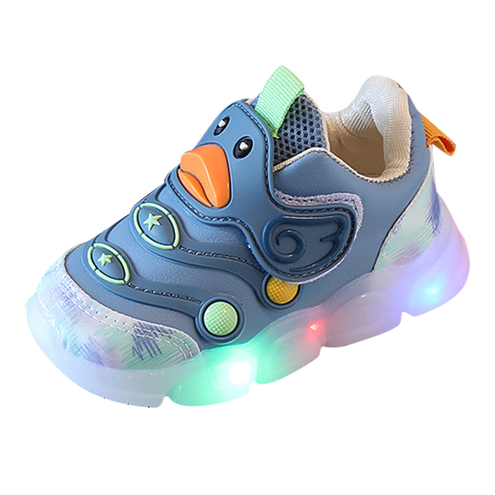 B91xZ Girls Toddler Sports Sneakers - Lightweight, Non-Slip, LED Sole ...