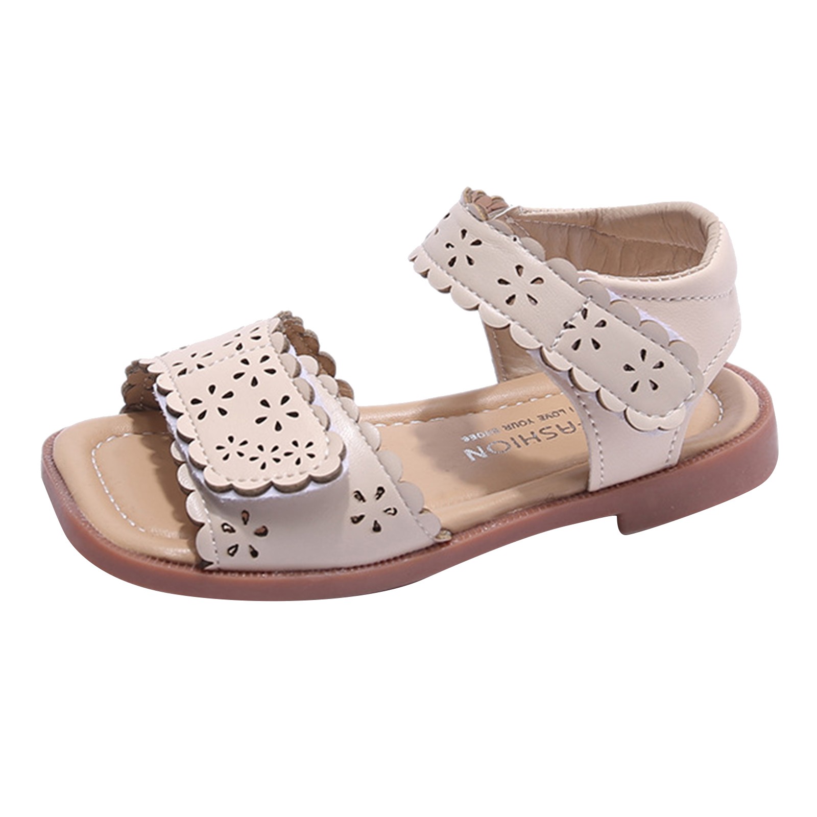 B91xZ Toddler Girl Sandals Children Sandals Fashion Baby Open Toe Princess Shoes Soft Soled Cut ...