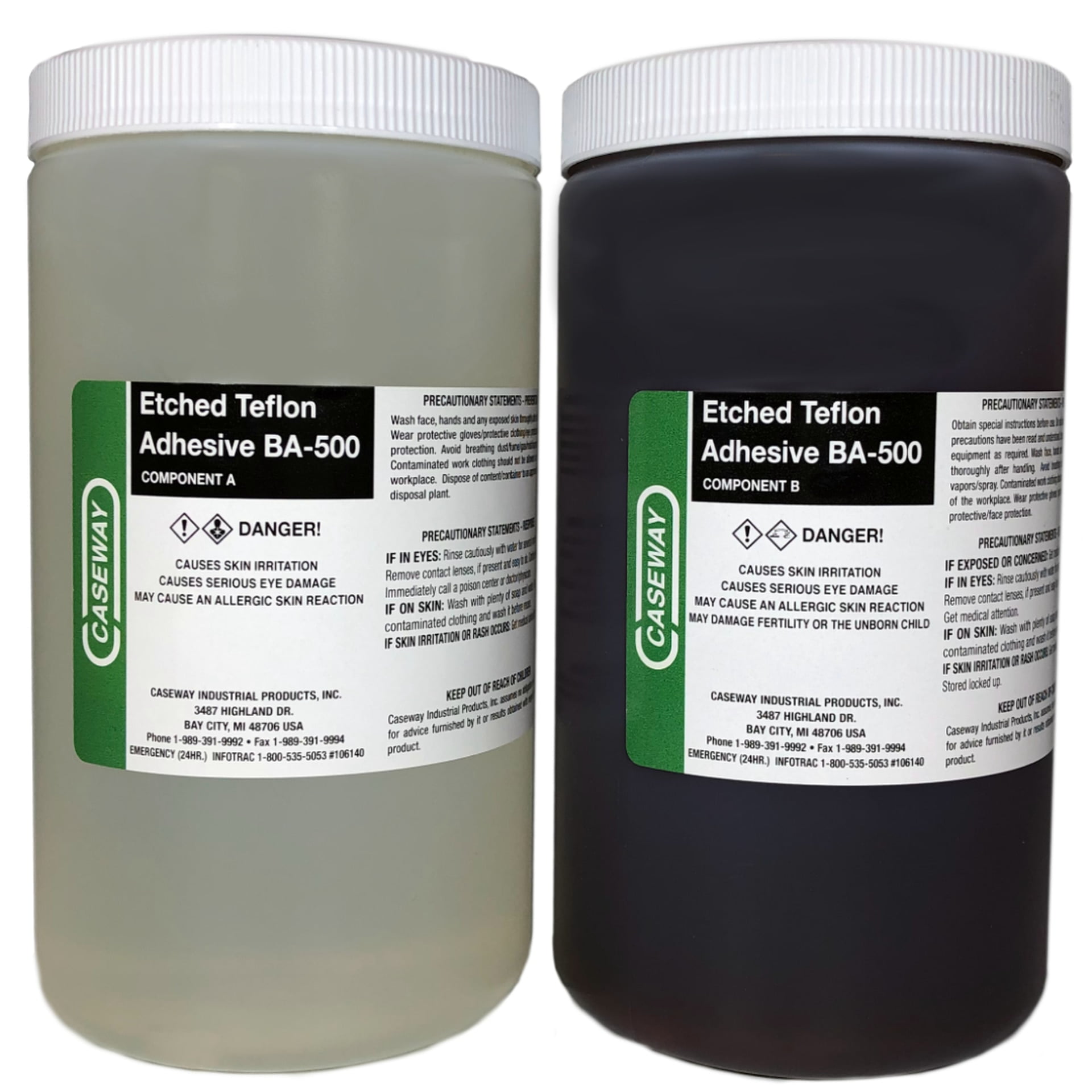 BA-500 Teflon Adhesive Epoxy - Quart Kit (64 fl oz total) - Walmart.com