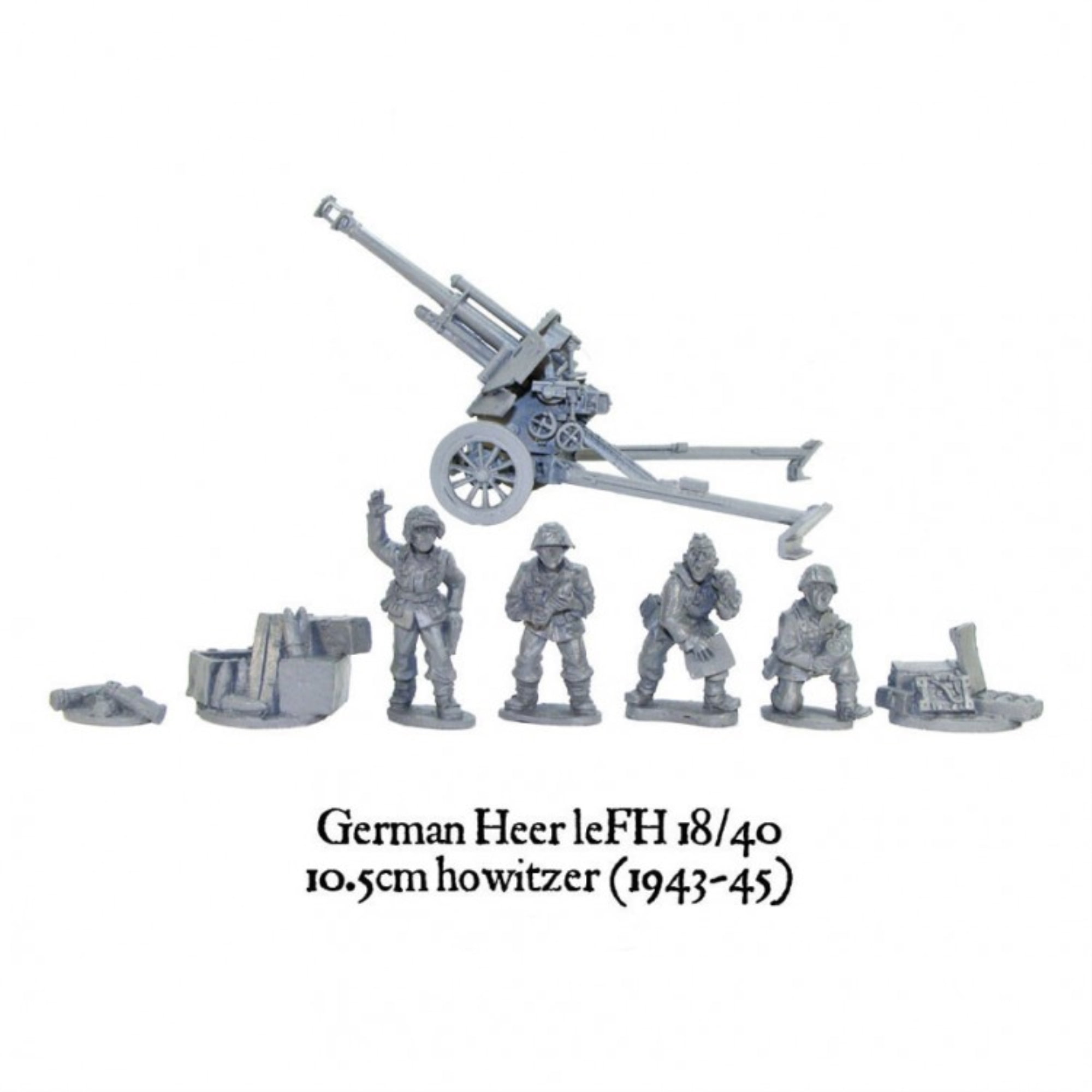 Warlord Games Bolt Action World War 2 German Army Heer Lefh 18 10.5cm ...