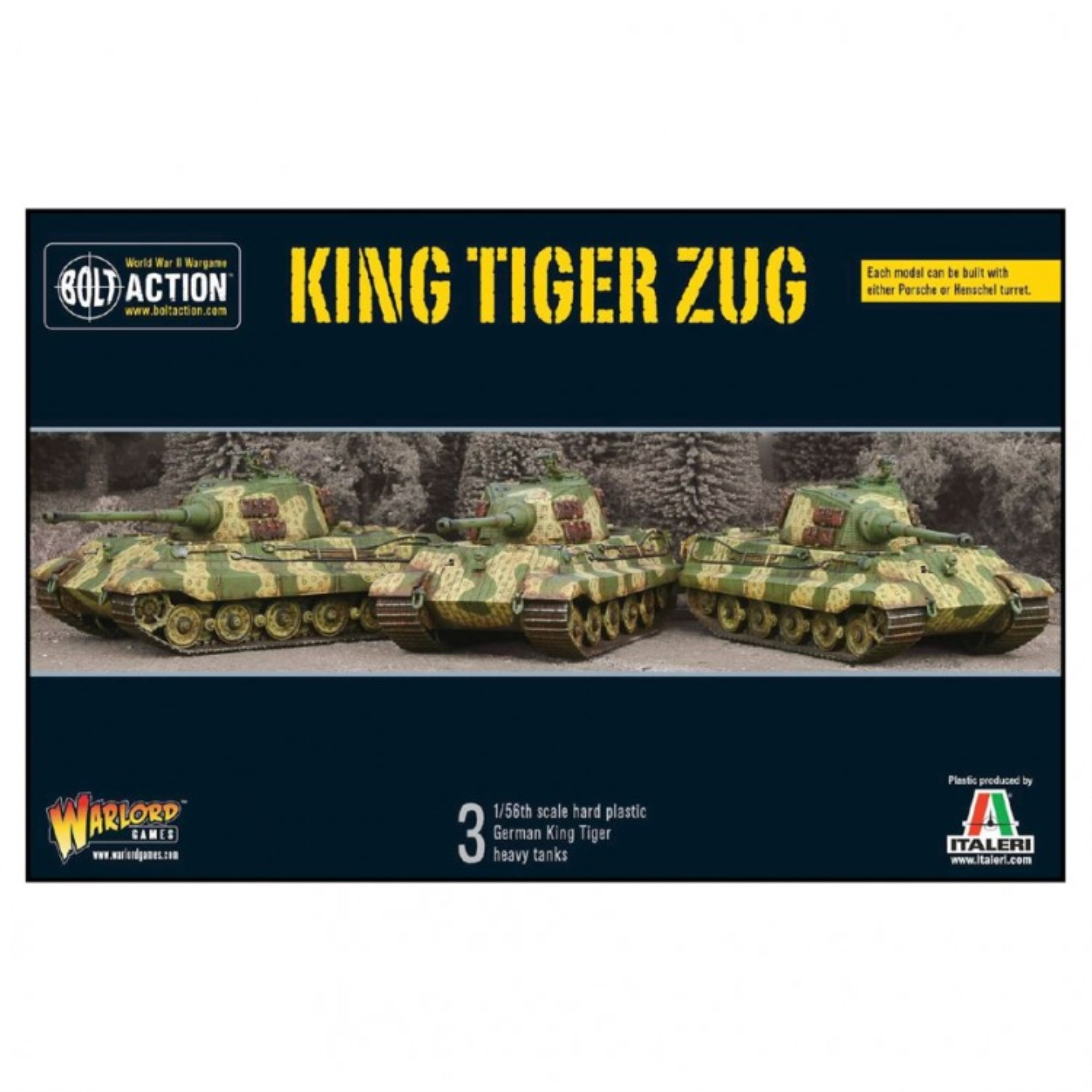 Warlord Games WRL402012019 Bolt Action King Tiger Platoon War Games ...