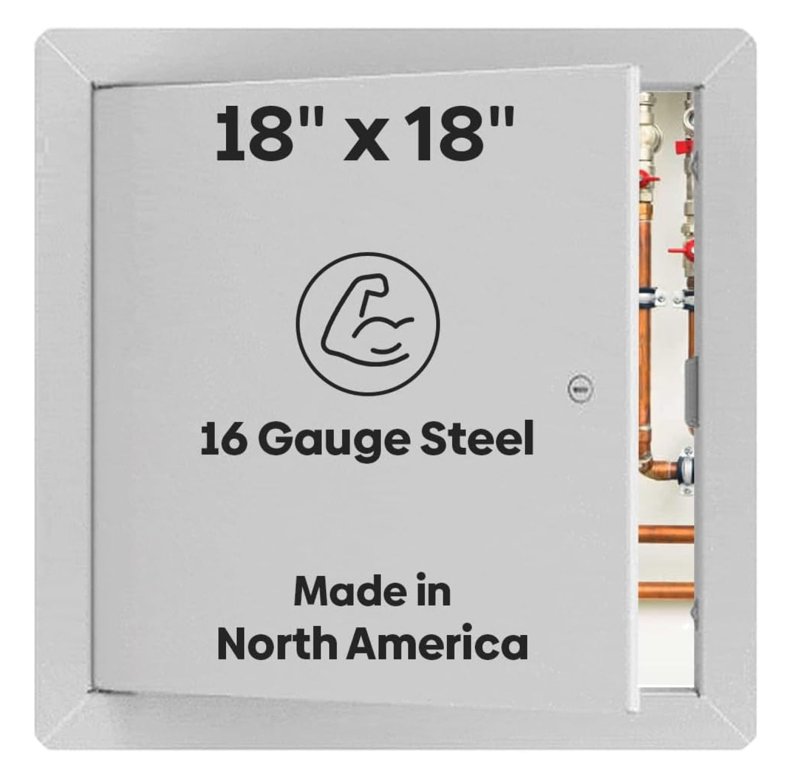 BA-UAP, General Purpose Panel with Flange (18 x 18) - Walmart.com