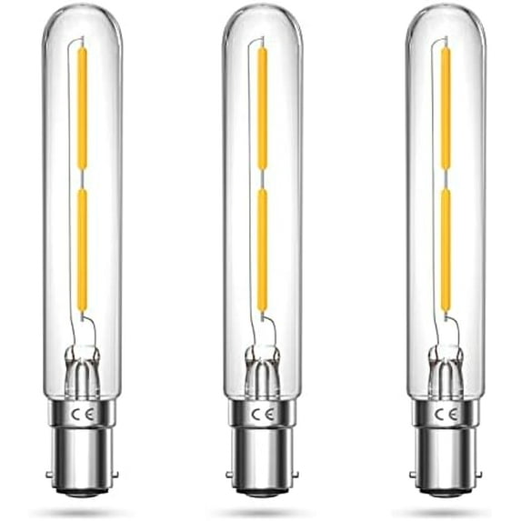 BA15D 2W T6.5 LED Tubular Filament Bulb Dimmable - Double Contact ...