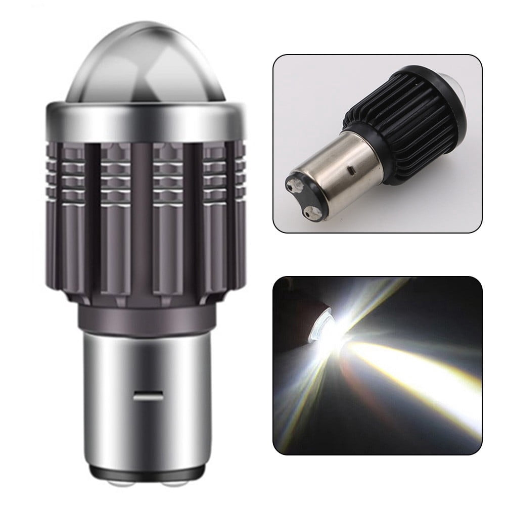 BA20D H6 LED Motorcycle Headlight Spot Light Bulb Hi/Lo Motorbike ...