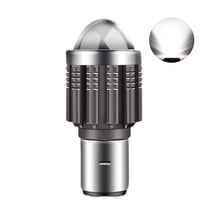 BA20D LED Motorcycle Headlight Bulb - 12000LM Hi/Lo Beam CSP Spot Light ...