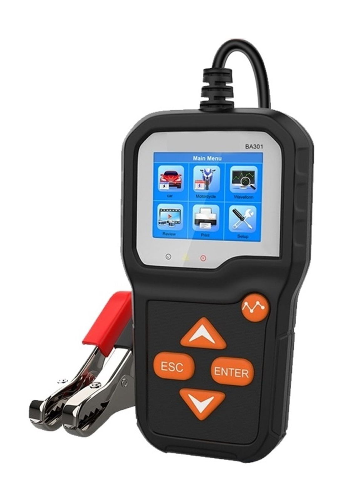 BA301 Battery Tester 6V Motorcycle 12V Car Battery Charger Tooling ...
