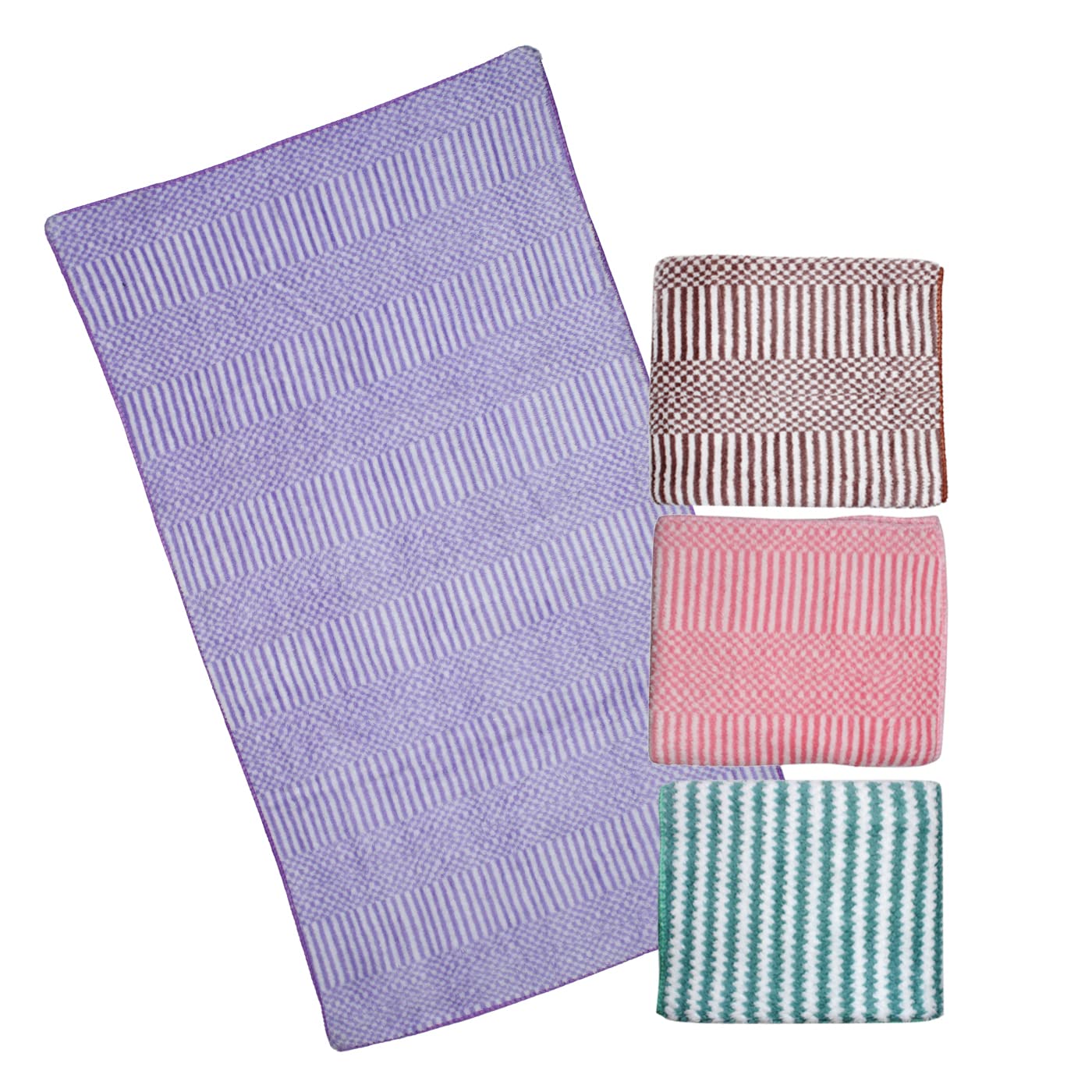 BAAL Portable Small Bath Towel Face Cleaning Hanky for Travelling ...