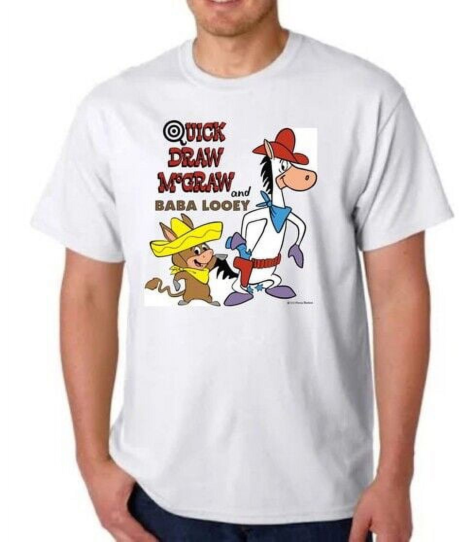 BABA LOOEY QUICK DRAW MCGRAW T-SHIRT HANNA BARBERA CARTOON ANIMATION ...