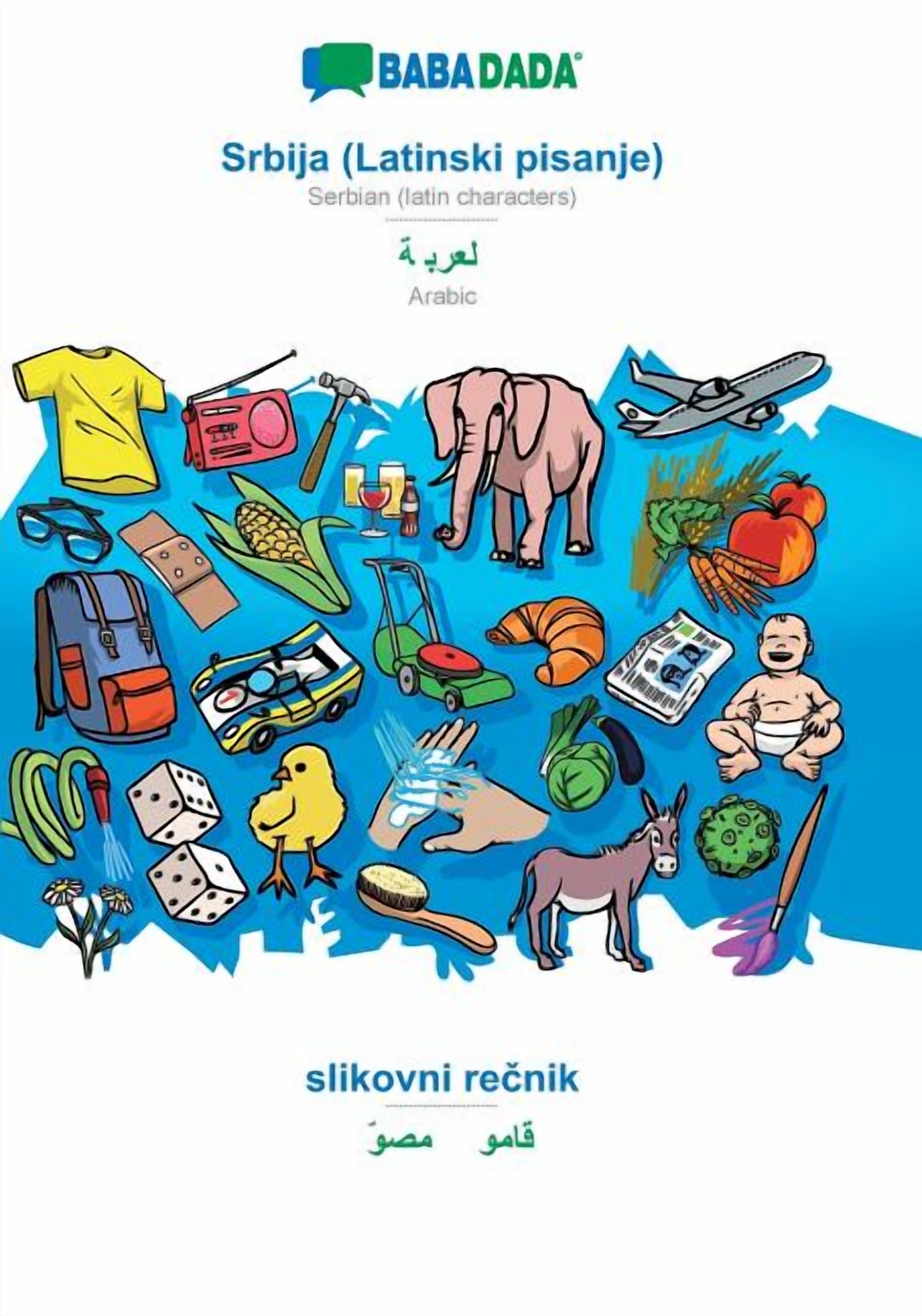 Srbija (Latinski pisanje) - Arabic (in arabic script), slikovni rečnik ...