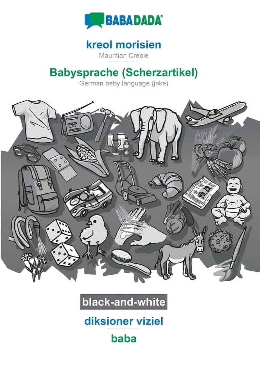 BABADADA black-and-white, kreol morisien - Babysprache (Scherzartikel ...
