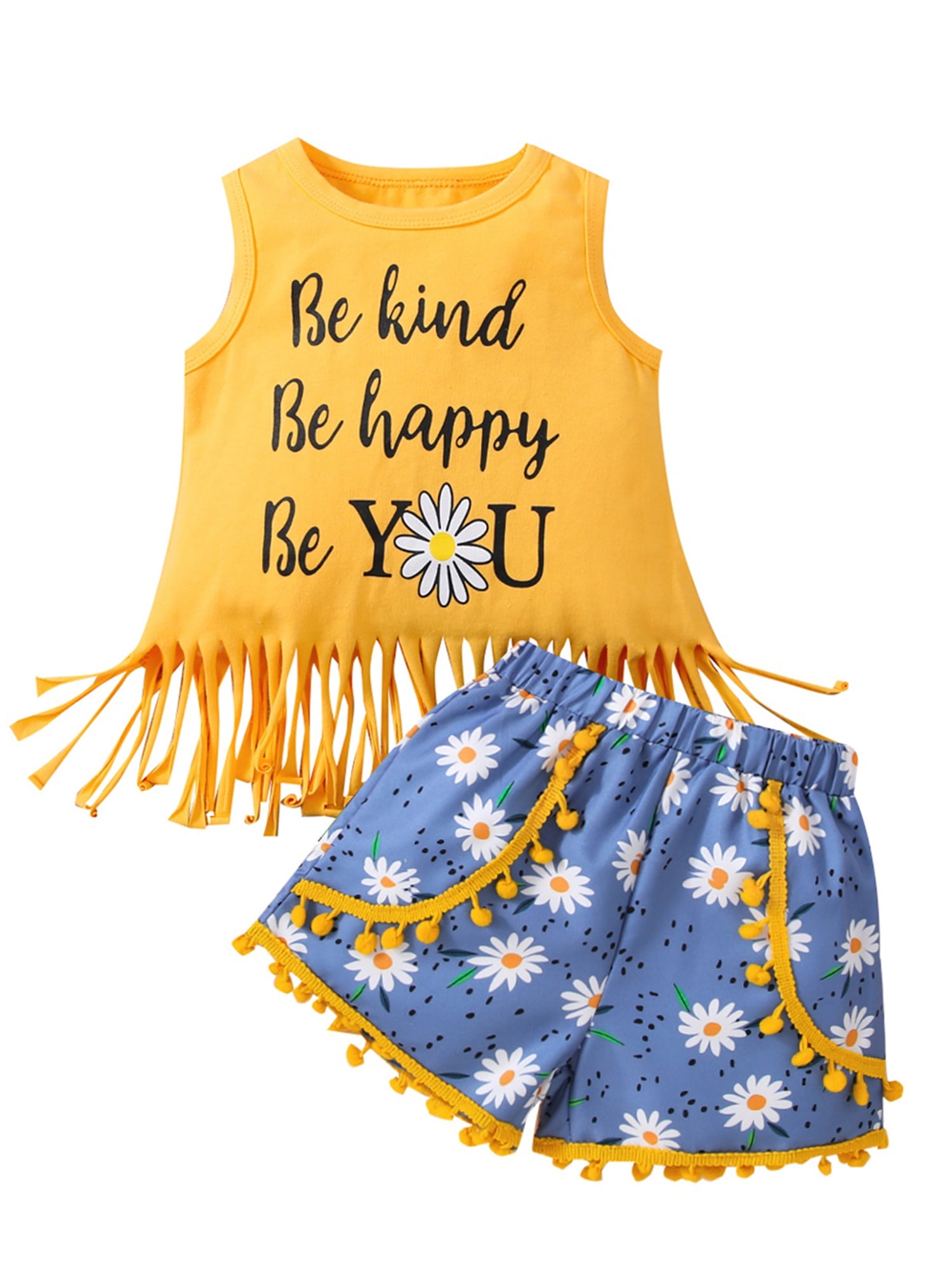 BABAMOON Toddler Baby Girl Summer Outfit Sleeveless Letter Tassels Tank ... BABAMOON Toddler Baby Girl Summer Outfit Sleeveless Letter Tassels Tank ...