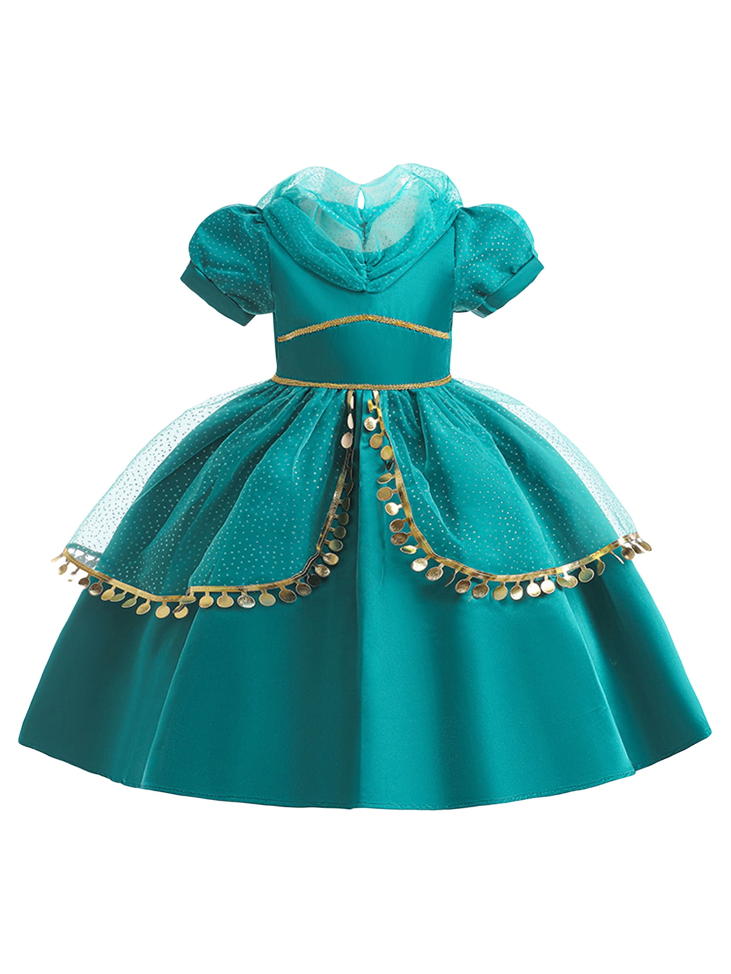 BABAMOON Toddler Baby Girls Princess Dresses Puff Sleeve Tulle Tutu ...