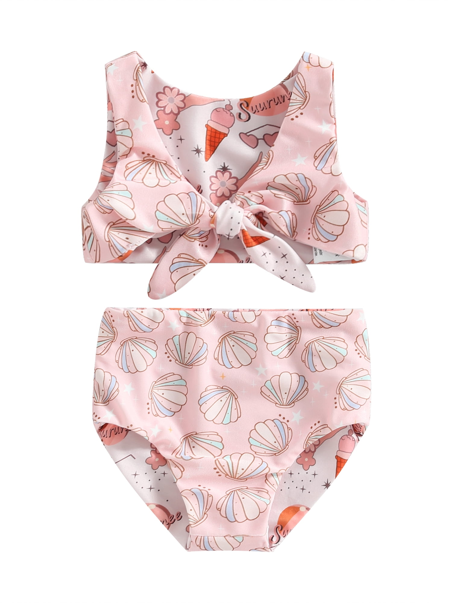 BABAMOON Toddler Infant Baby Girl Summer Swimsuit Flower Shells Bathing ...