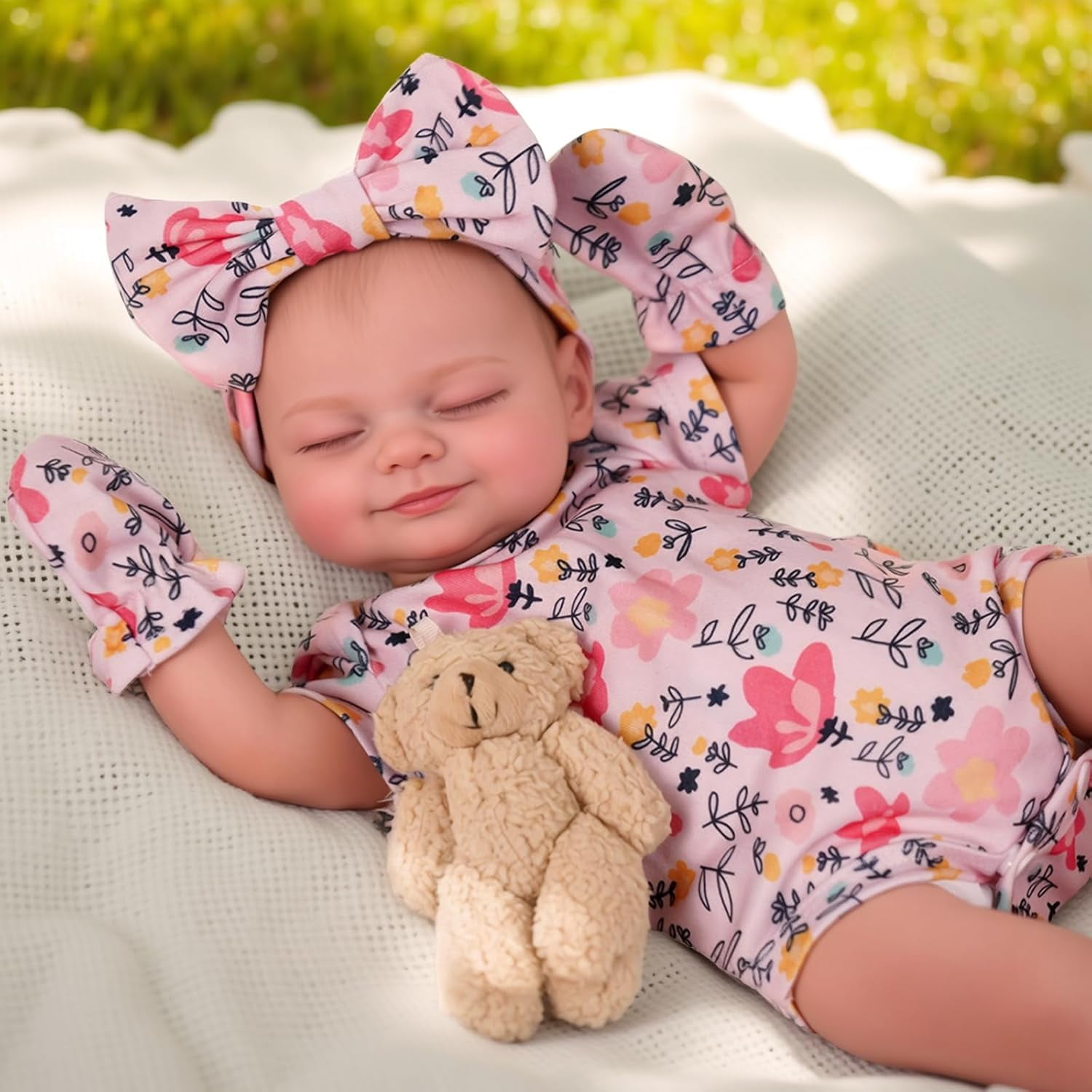 BABESIDE 17 Inch Lifelike Reborn Baby Dolls Real Baby Newborn Sweet ...