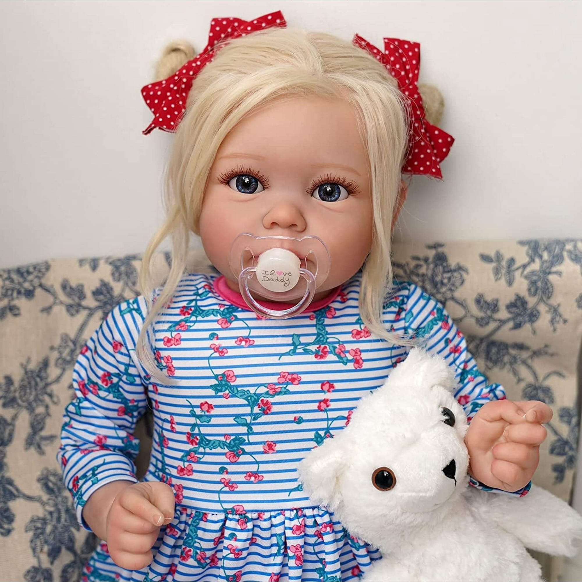 "20"" Realistic Reborn Baby Dolls, Soft Body, Cute Toddler Toy for 3 ...