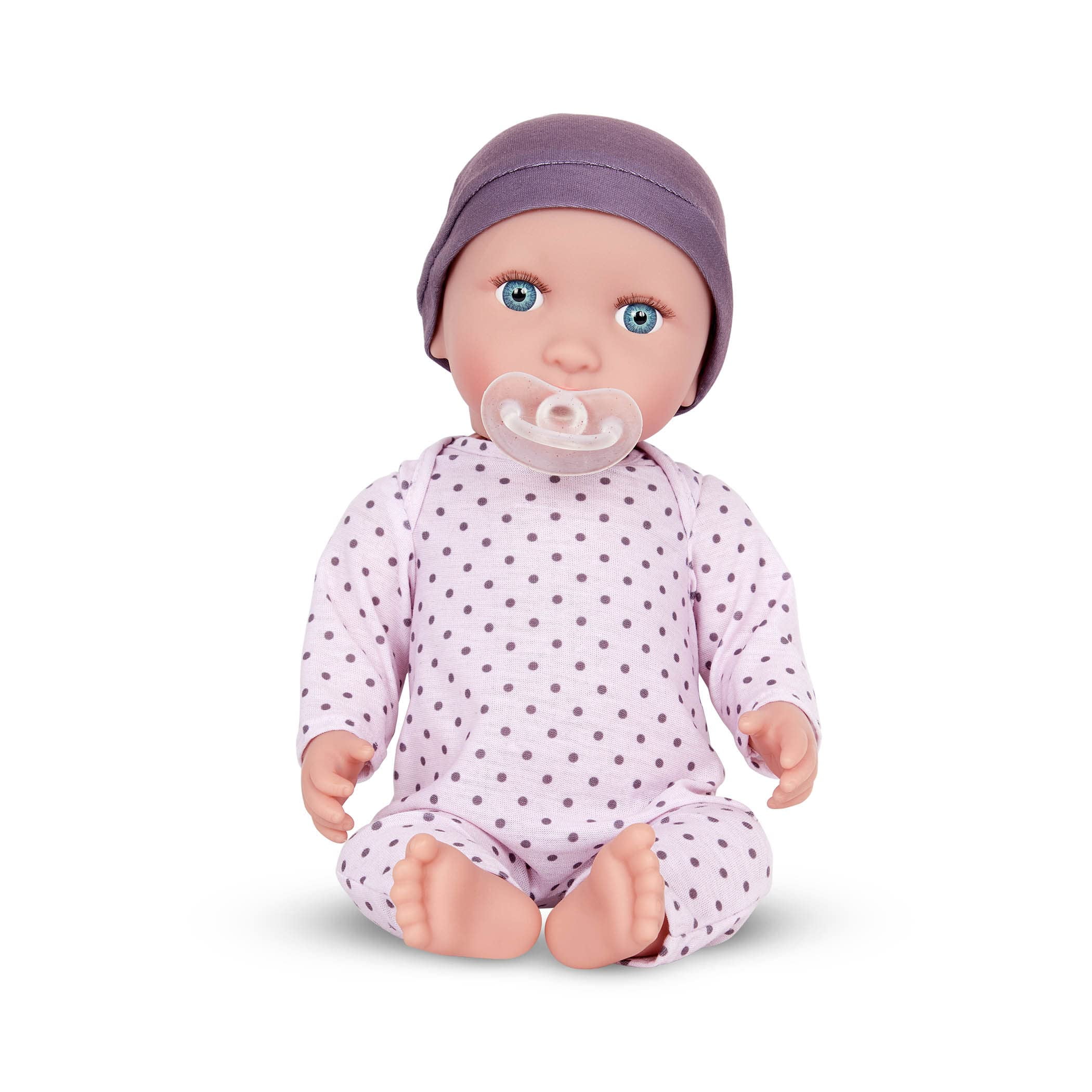 BABI by Battat - 14-inch Newborn Baby Doll - Blue Eyes & Medium-Light Skin Tone - Soft Body ...