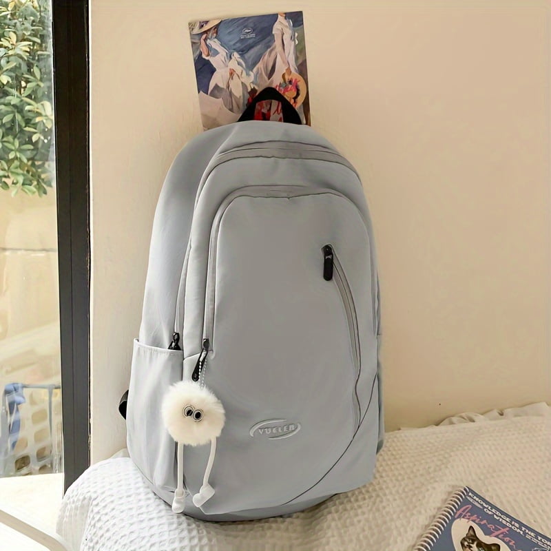 BABO Minimalist Multi-Pocket Nylon Backpack, Large Capacity Durable ...