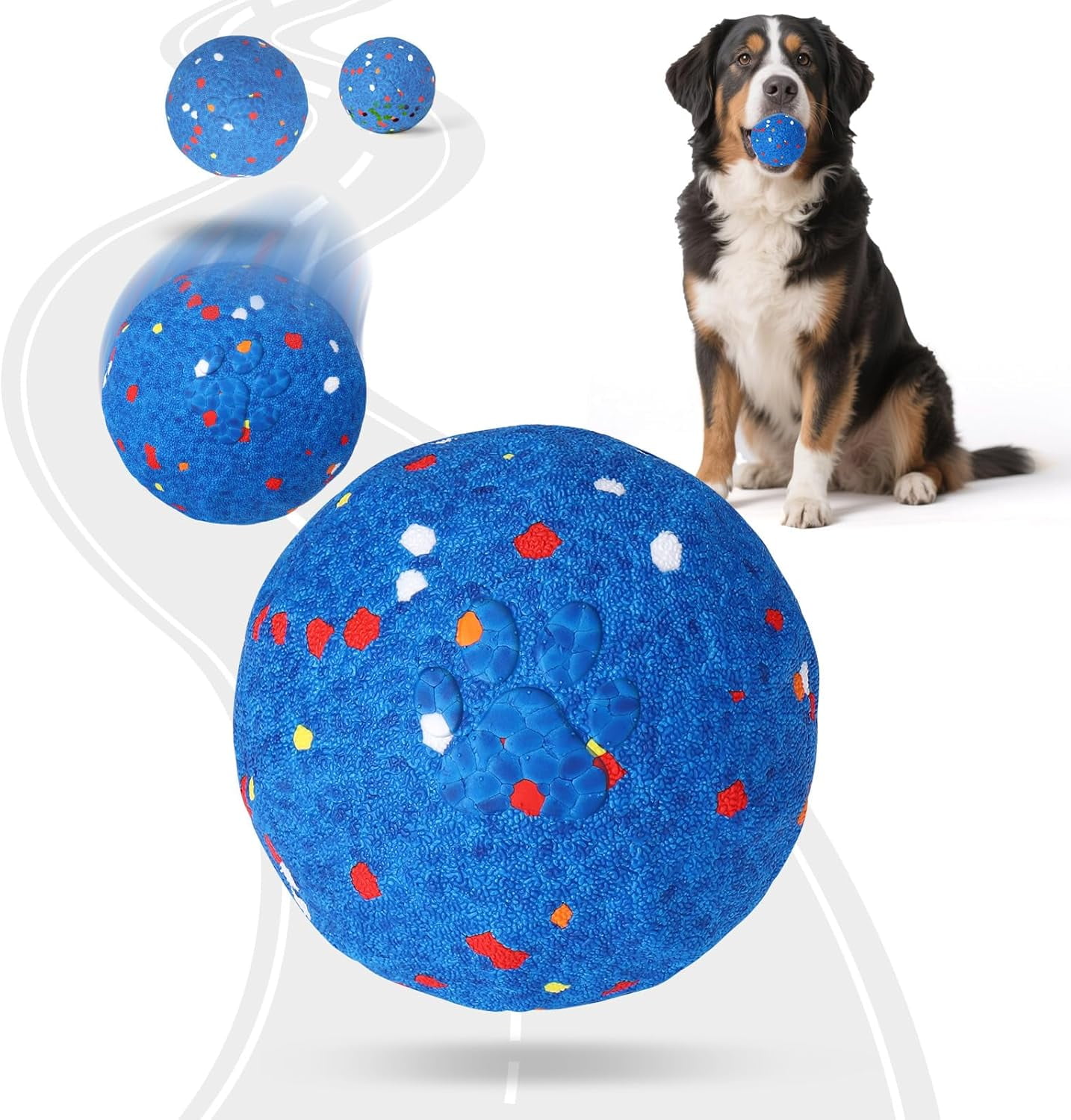 BABORUI E-TPU Interactive Dog Ball, Automatic Interactive Dog Toys for ...
