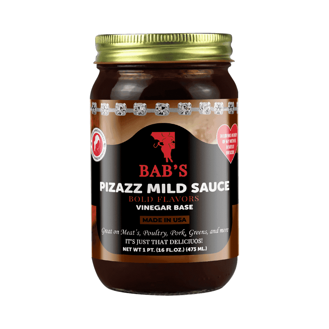BABS Pizazz Mild Vinegar Based BBQ Sauce 16 oz - Walmart.com