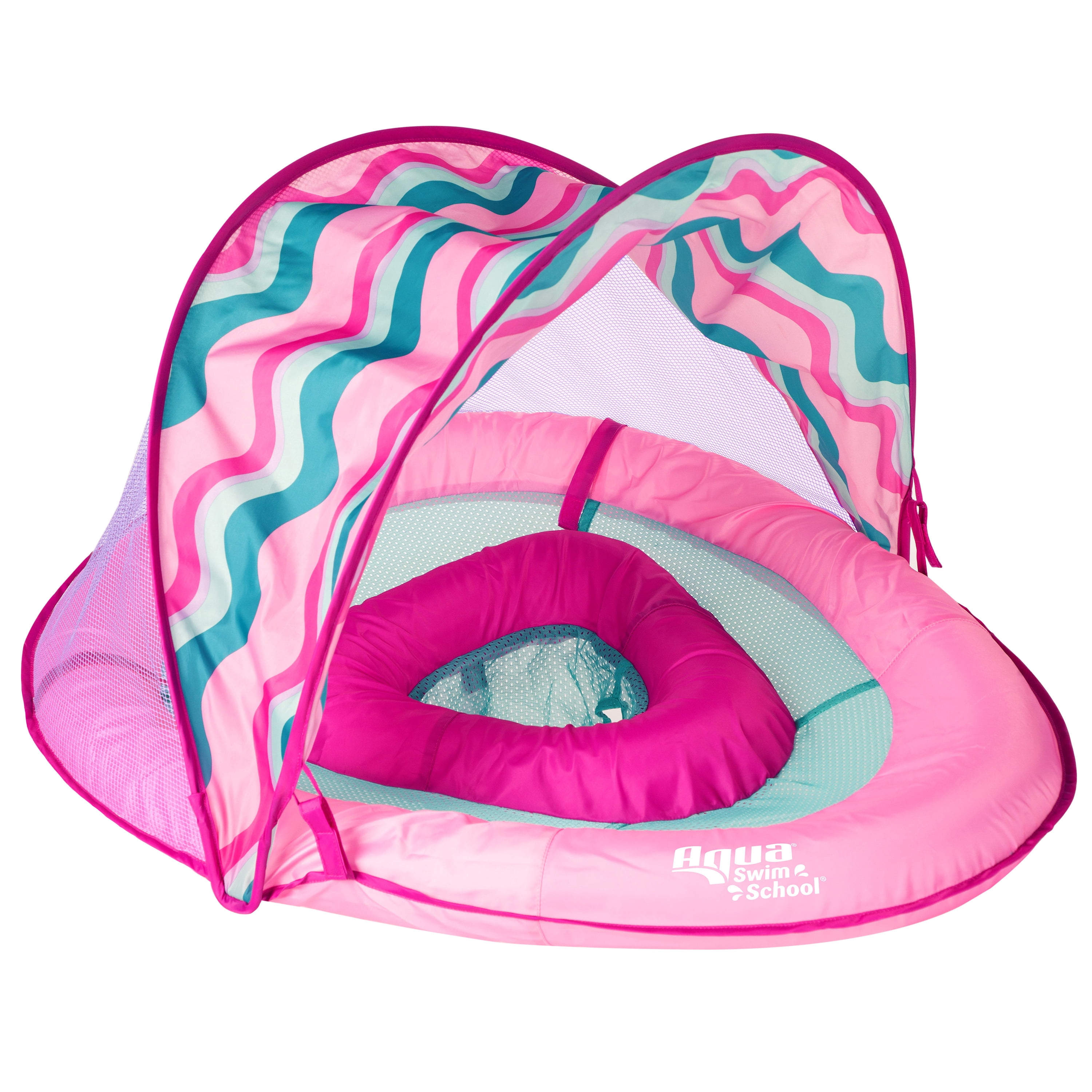 Aqua SwimSchool Grow-with-Me BabyBoat Pool Float for Infants 6-24 ...