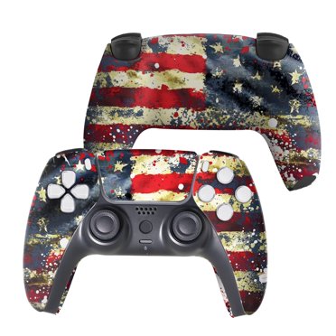 ModdedZone CHROME RED Custom UN-Modded Controller Unique Design for PS5 ...