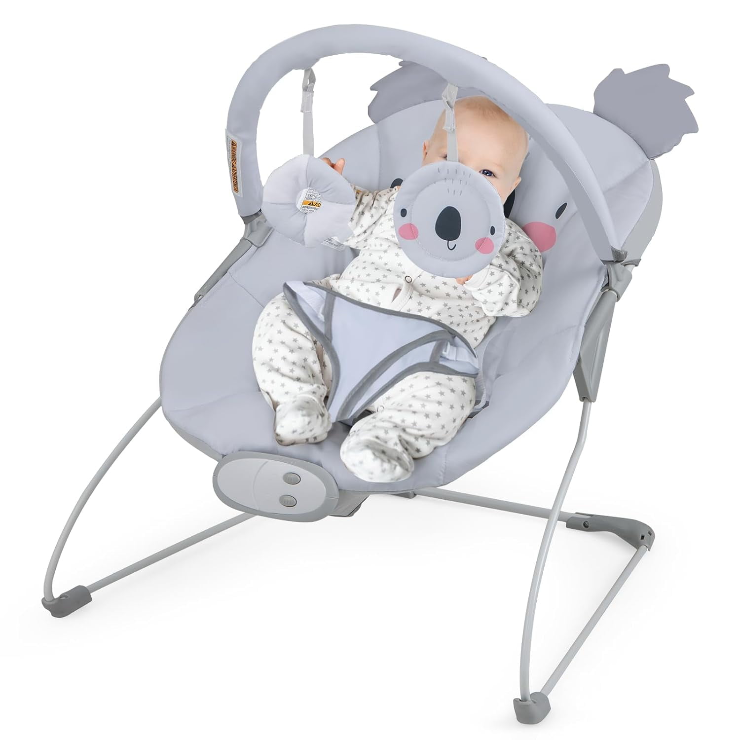 BABY JOY Baby Bouncer, Portable Baby Bouncer Seat with Vibration ...