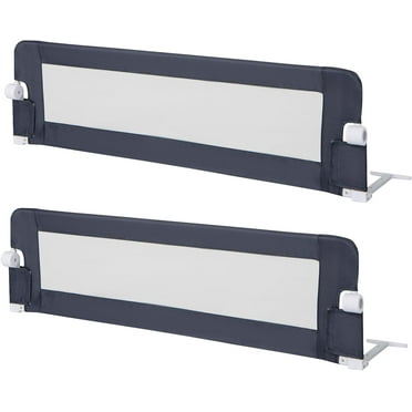 Delta Children Wooden Full-Size Bed Rails 0050, Charcoal Grey - Walmart.com