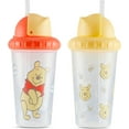 BABY STRAW CUPS 2 PACK - BOYS 243 - YELLOW R- DISNEY WINNIE POOH ...