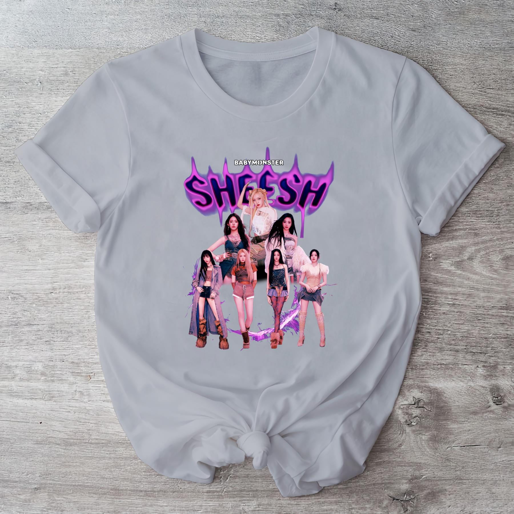 BABYMONSTER Kpop Shirt, SHEESH Shirt, BabyMonster Merch-TH4469 ...