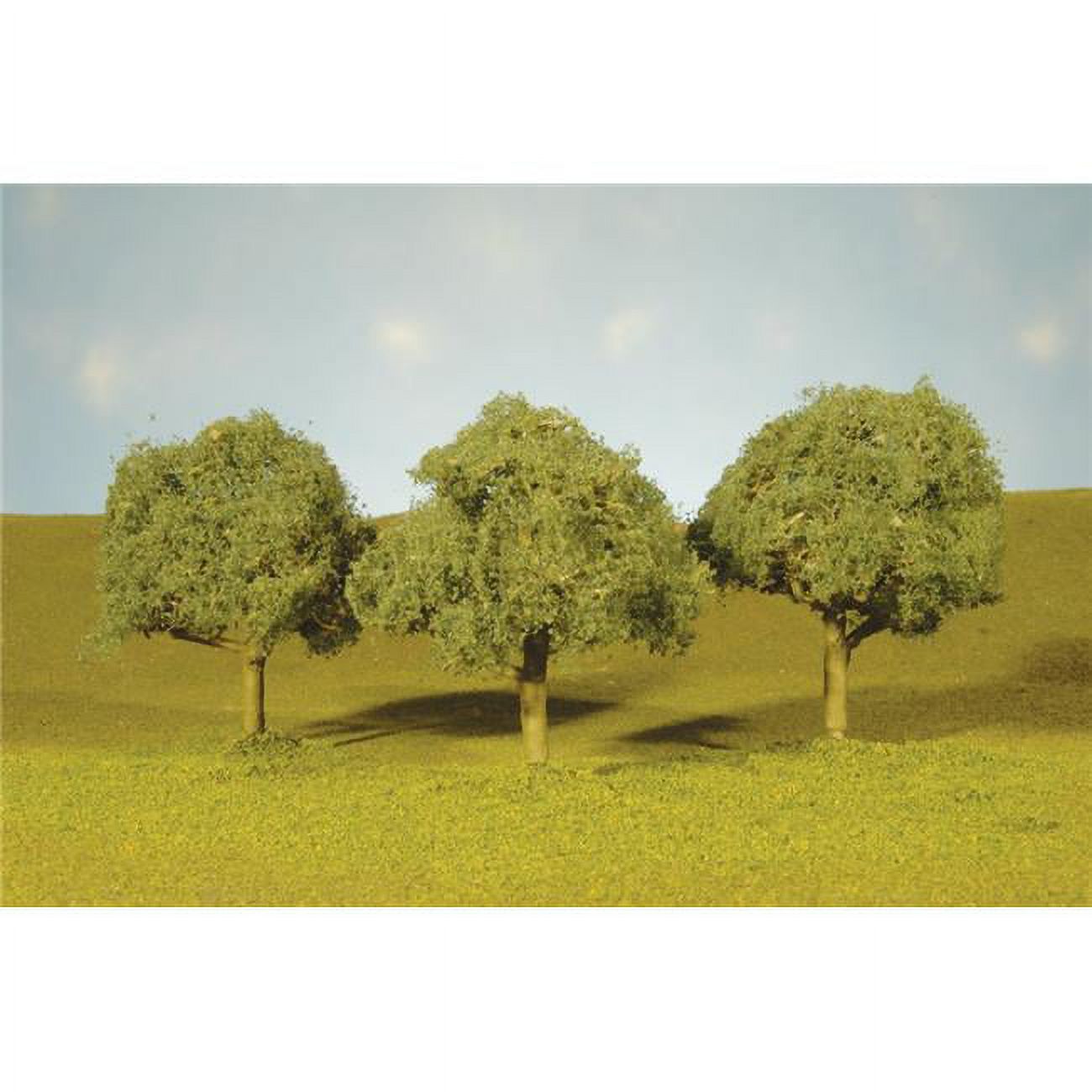BAC32113 N Scale 2.25-2.5 in. Oak Trees - 4 Piece - Walmart.com