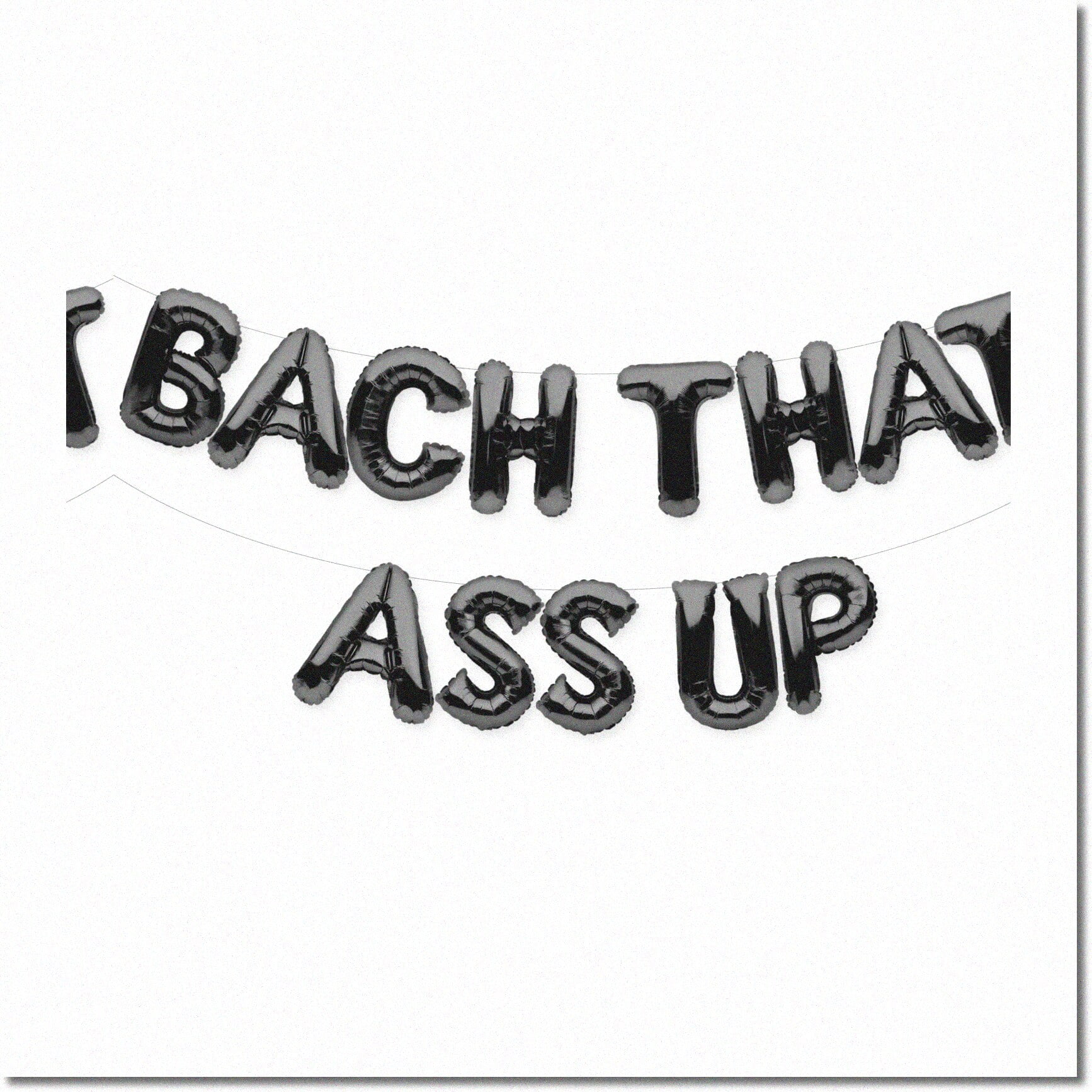 BACH THAT UP Bachelorette Bash Kit - Balloons, Banner, Black ...