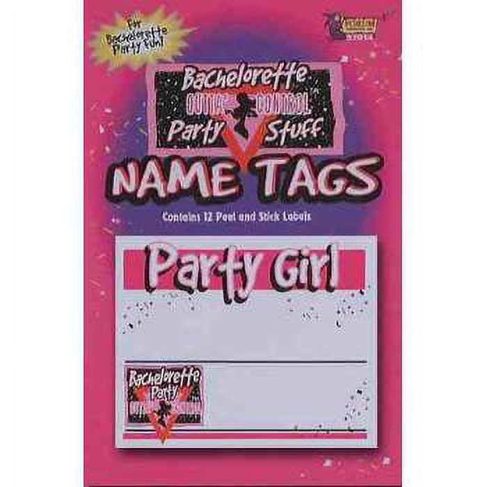 Funny Names Bachelorette Party Name Tags
