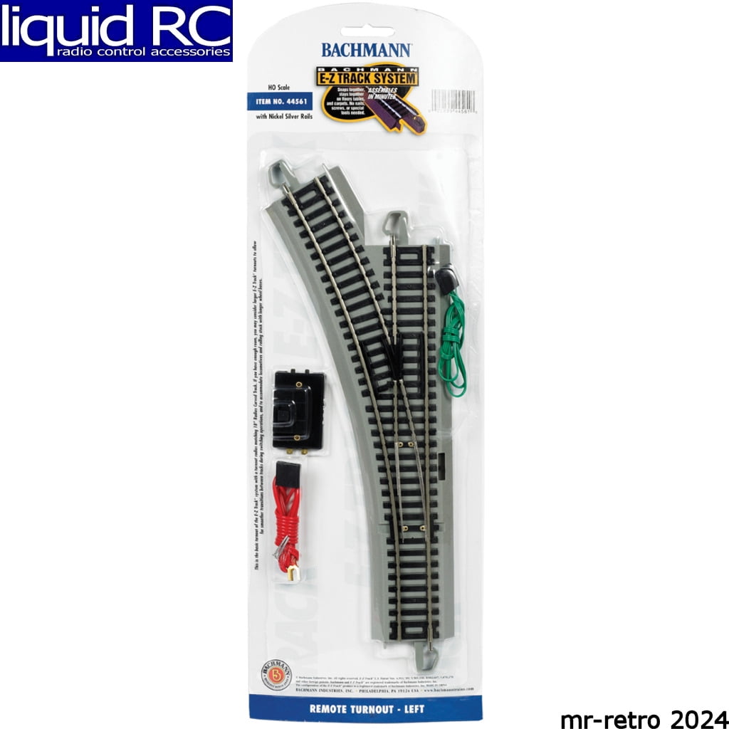 Free Shipping! BACHMANN Left Hand Remote Control Switch Gray Ho ...