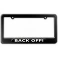 BACK OFF! License Plate Tag Frame, Multiple Colors - Walmart.com