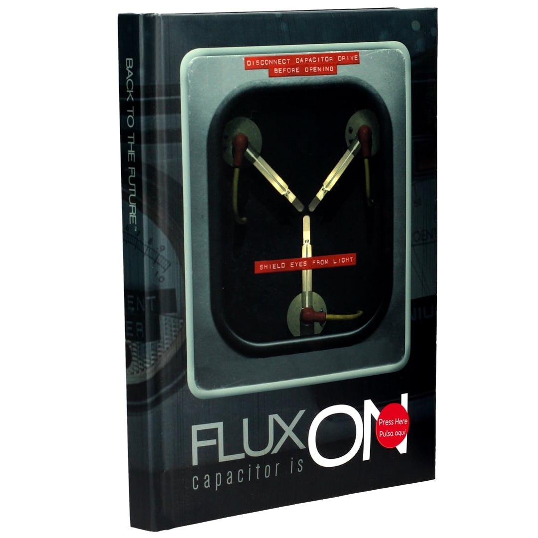 SD Toys Back to the Future Flux Capacitor Hardcover Notebook w/Light ...