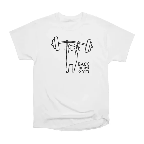 BACK TO THE GYM T-Shirt Tee Gift For Him Merch For Her Apparel For ...