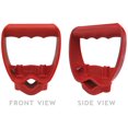 BACKEZ 2-Pack Ergonomic Shovel Handle Attachment, Back-Saving Tool Grip ...