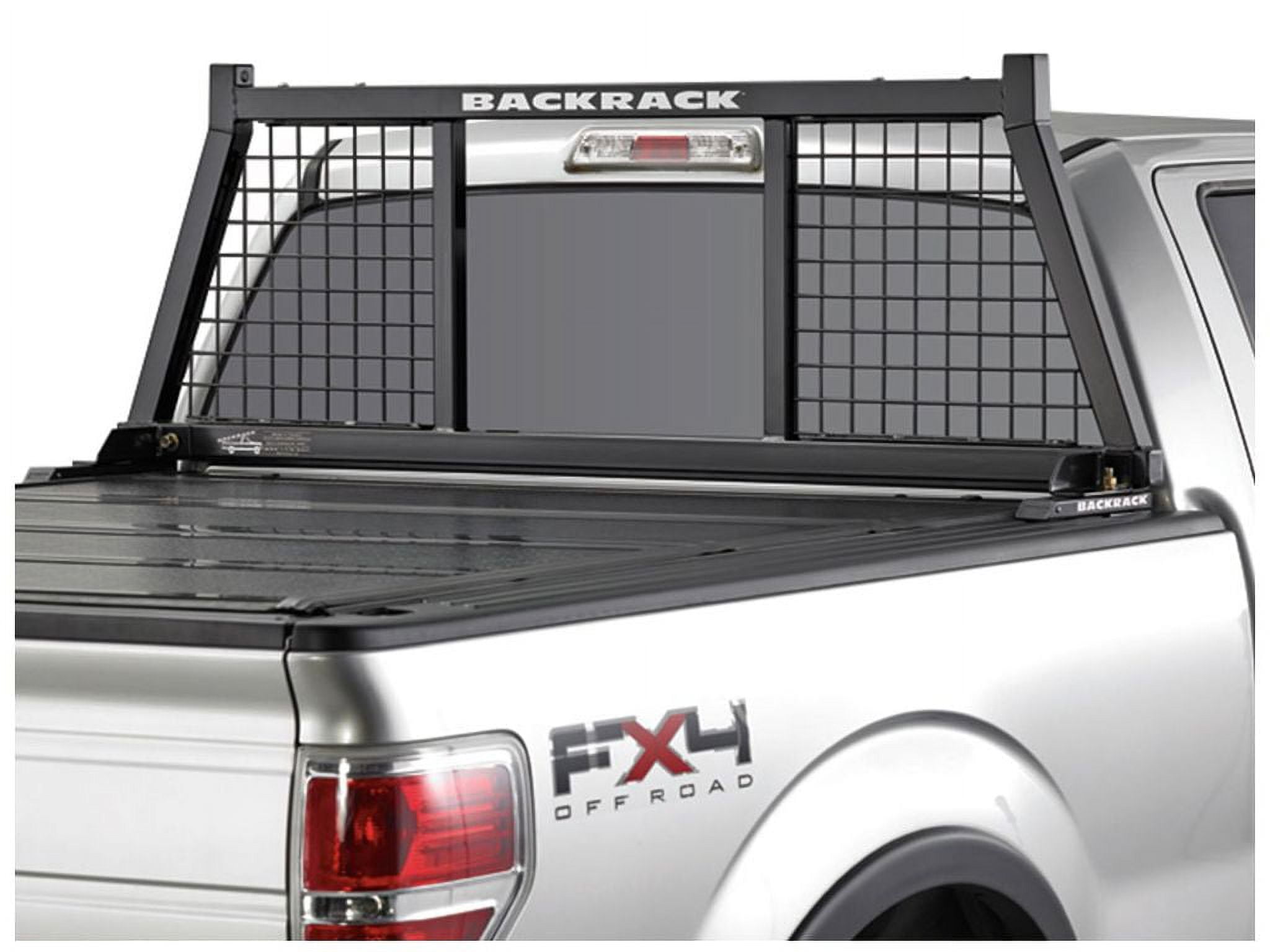 BACKRACK by RealTruck Half Safety Rack Frame Only | Black, No Drill ...