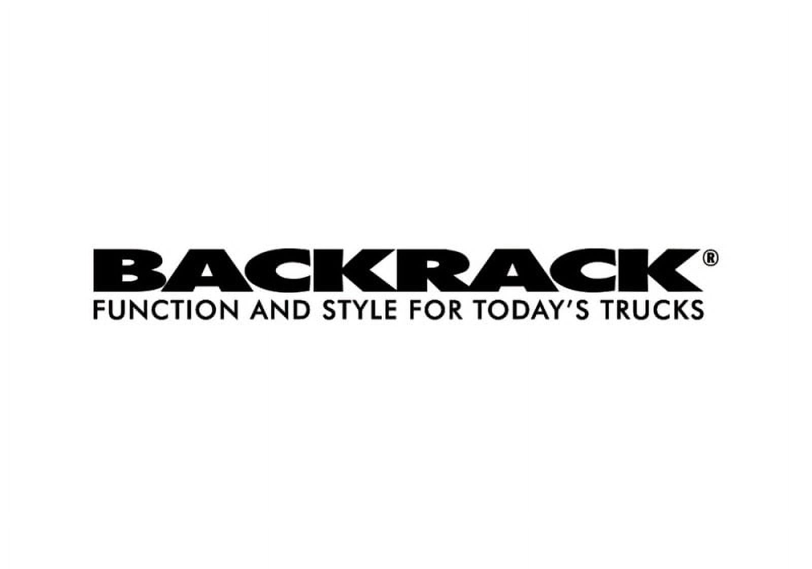 BACKRACK by RealTruck | Hardware Kit for use w/ 21" Toolbox, Black, No ...