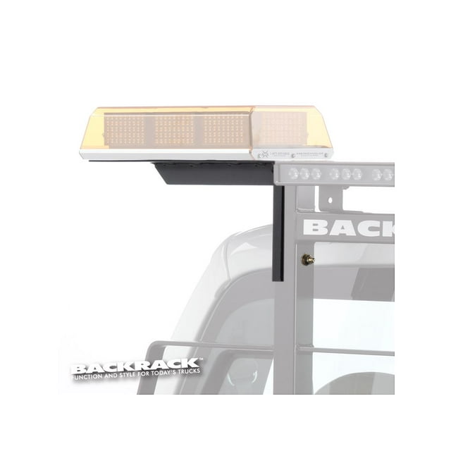 BACKRACK by RealTruck Light Bracket 16x7" | Black, Rectangle | 91007 ...