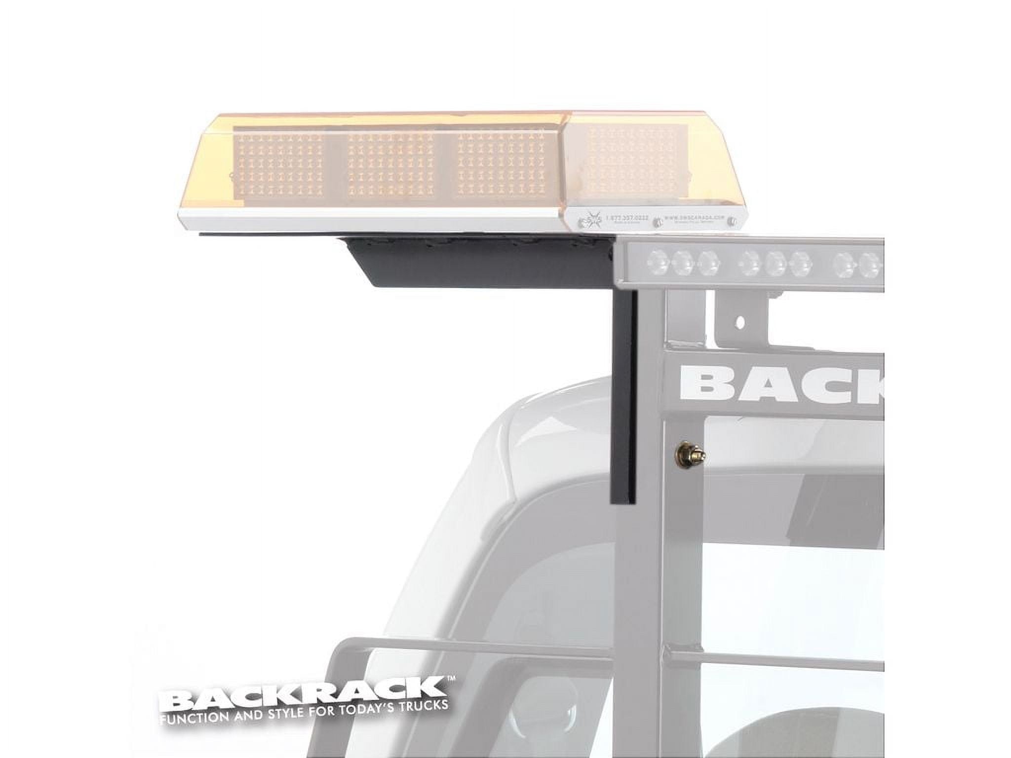 BACKRACK by RealTruck Light Bracket 16x7" | Black, Rectangle | 91007 ...